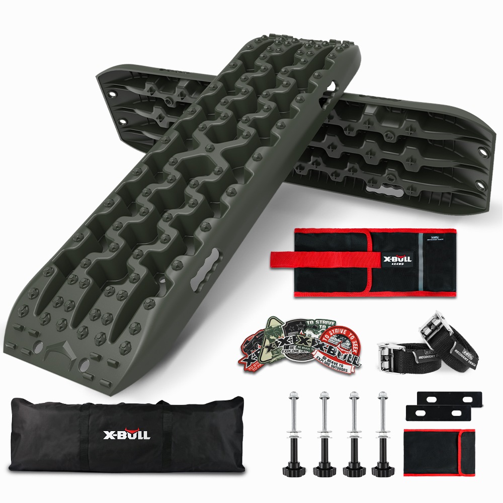Buy X-BULL Recovery tracks Boards Carry bag Mounting pins Sand/Snow/Mud ...