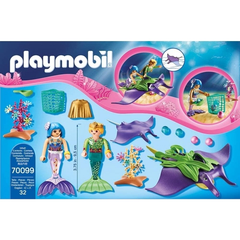 Buy Playmobil Pearl Collectors with Manta Ray 70099 - MyDeal