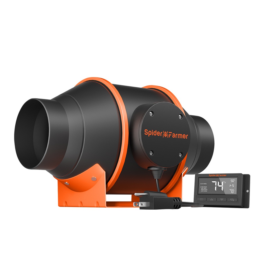 Buy Spider Farmer EC Exhaust Ventilation Inline Fan - 100MM (4" Inch ...