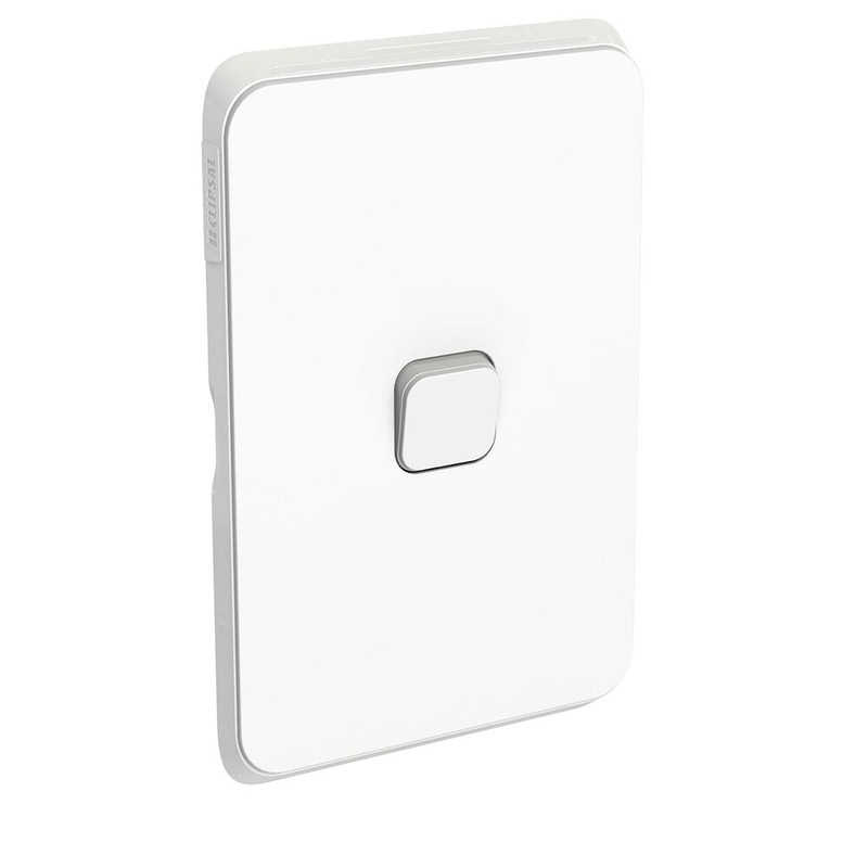 Buy Clipsal Iconic 1 Gang Switch with LED White - MyDeal