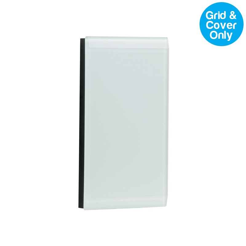 Buy Clipsal Saturn Blank Grid Plate and Cover Ocean Mist - MyDeal