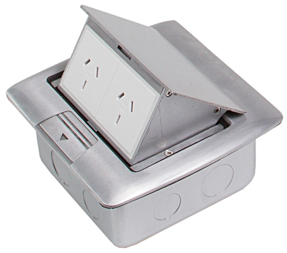 Buy ECD Floor/Desk Pop Up Box with 2 Auto Switch GPOs - MyDeal Australia