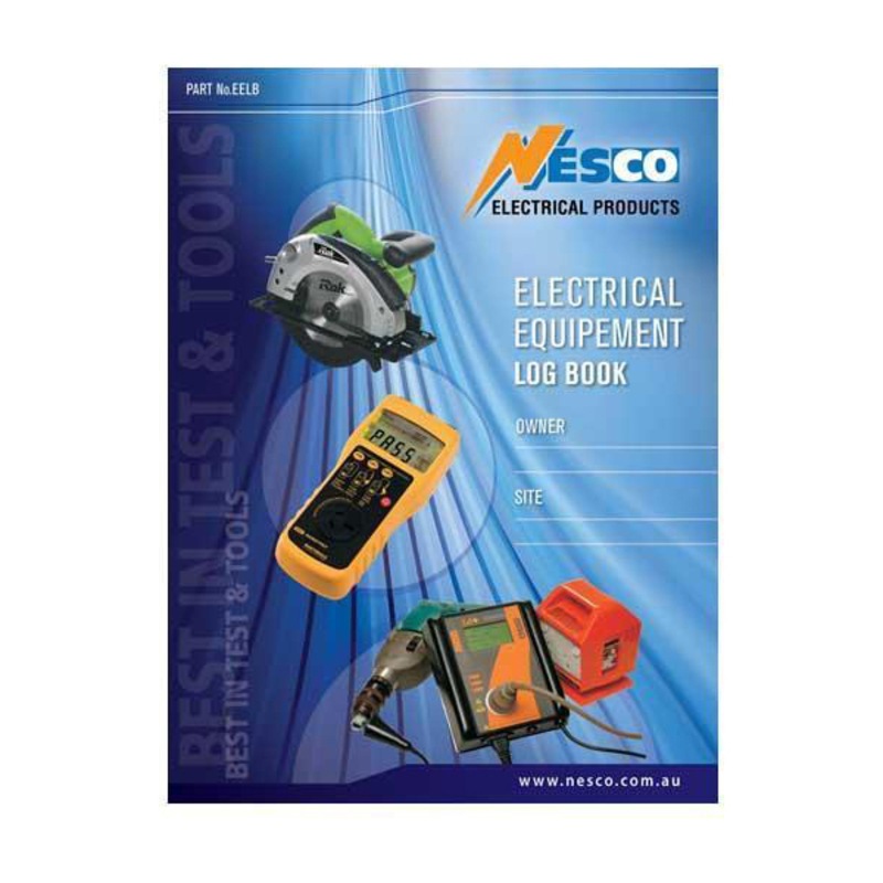Buy Electrical Equipment Testing Log Book - MyDeal
