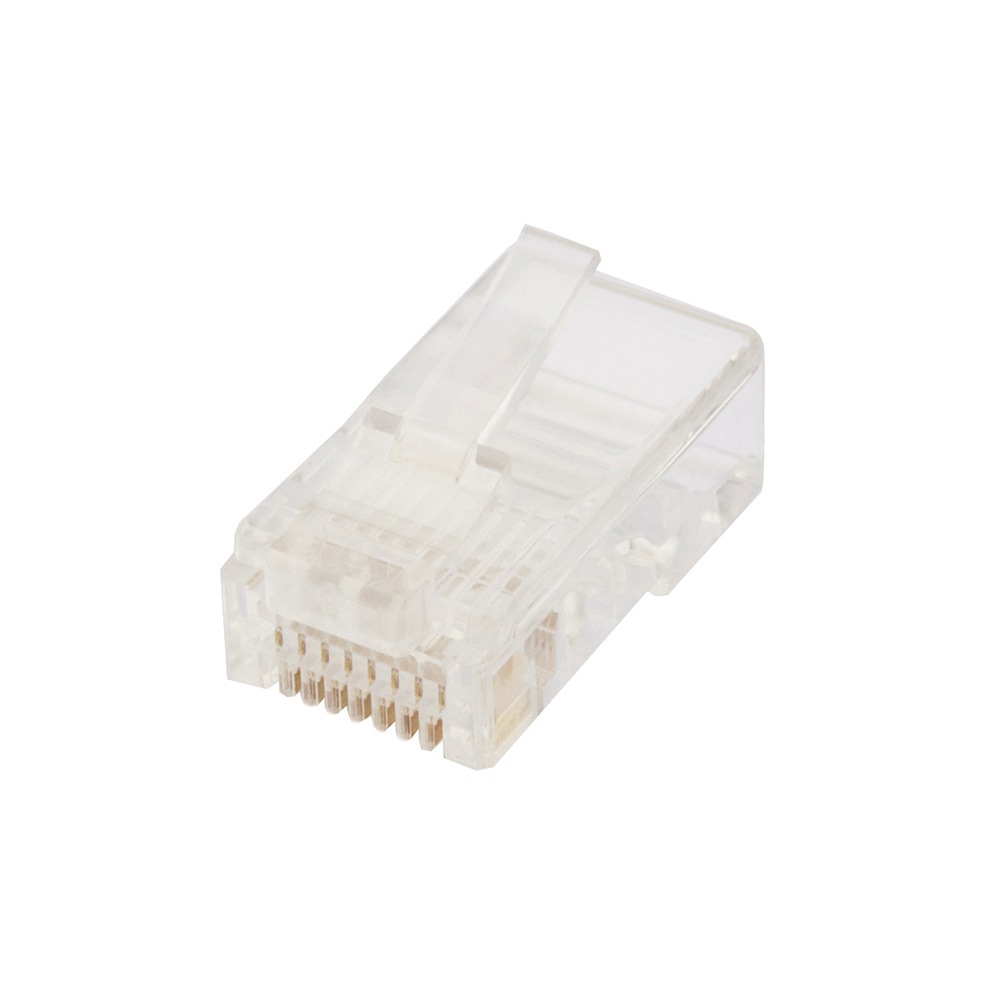 Buy RJ45 8 Pin Round Solid Connector (100 Pack) - MyDeal Australia