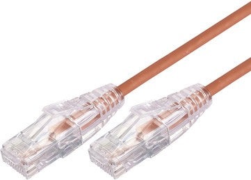 Buy COMSOL 1M 10GBE ULTRA THIN CAT 6A UTP SNAGLESS PATCH CABLE -ORANGE - MyDeal Australia