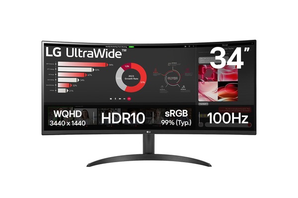 Buy LG 34WR50QK-B computer monitor 86.4 cm (34") 3440 x 1440 pixels ...