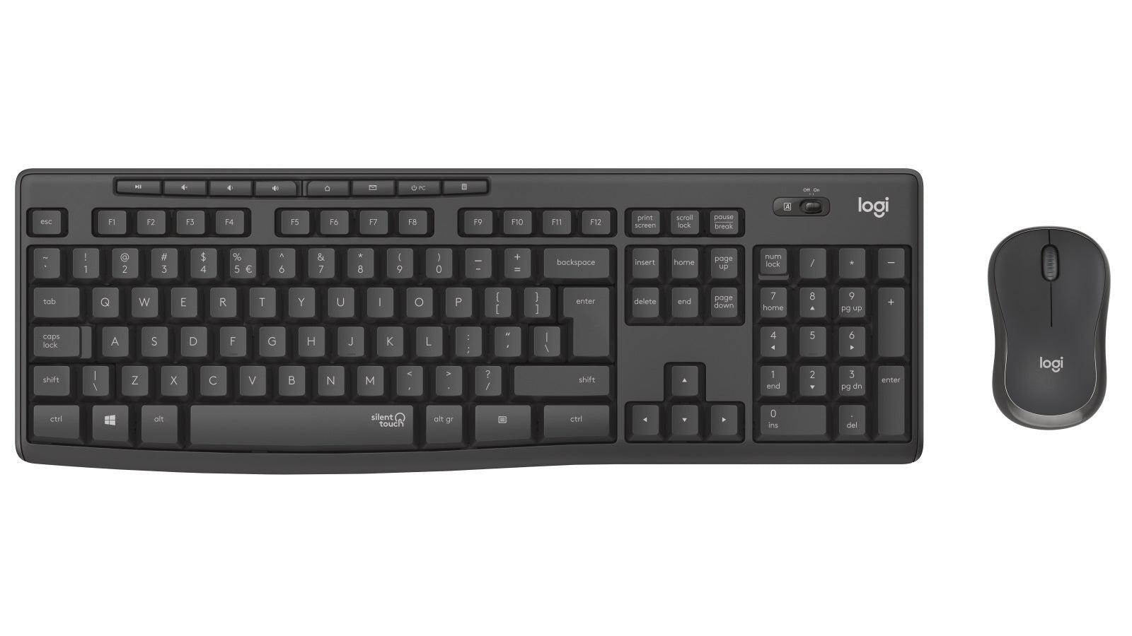 Buy Logitech MK295 WIRELESS SILENT KEYBOARD AND MOUSE COMBO, 2.4GHZ USB RECEIVER - 1YR WTY ...