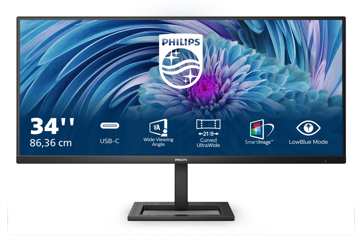 Buy Philips E Line 346E2LAE/75 LED display 86.4 cm (34") 3440 x 1440 ...