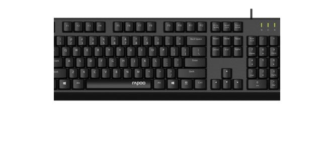 Buy RAPOO NK1900 Wired Keyboard, Entry Level, Laser Carved Keycap ...