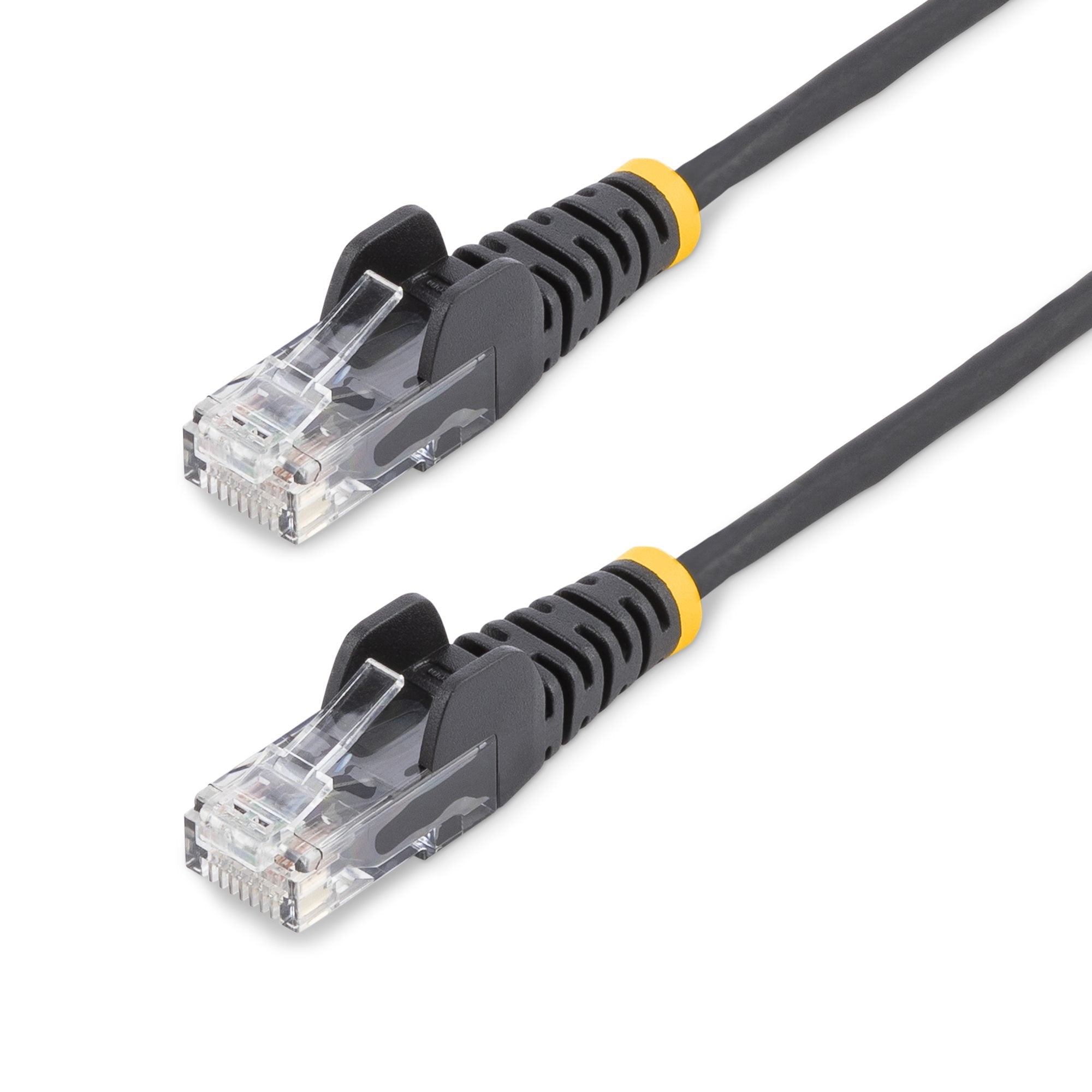Buy StarTech 0.5 m CAT6 Cable - Slim - Snagless RJ45 Connectors - Black ...