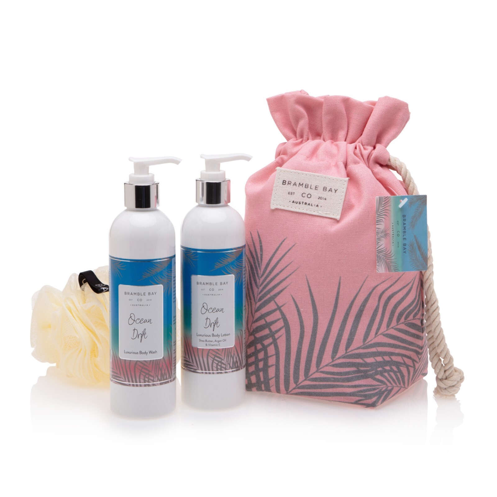 Buy Bramble Bay Ocean Collection Body Wash & Body Lotion Gift Bag Set Ocean Drift - MyDeal Australia