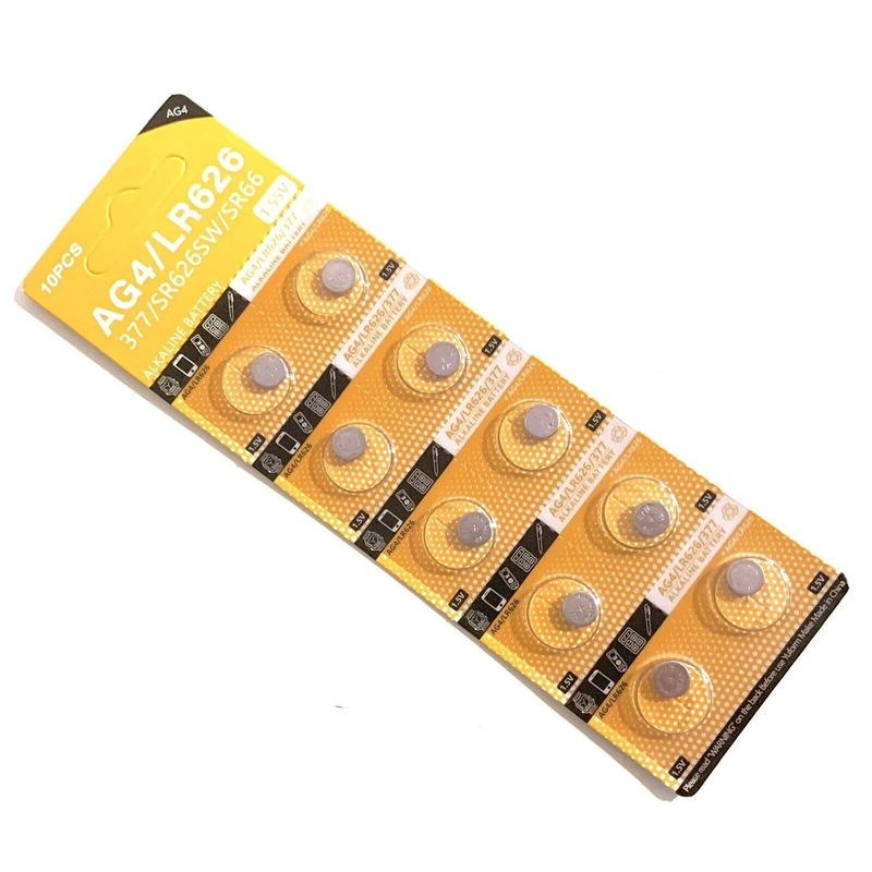 Buy 10 Pack AG1/LR621/SR621SW/LR60/364 Button Batteries 1.5V Alkaline ...