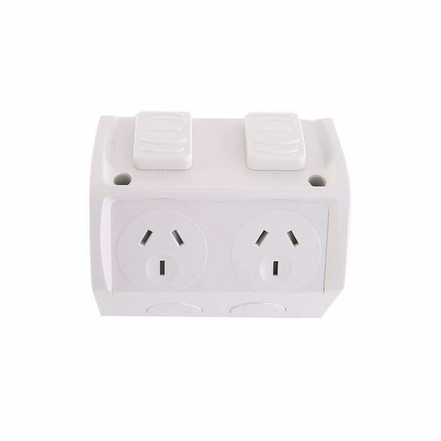 Buy Weatherproof Power Point Outlet Socket Weather GPO External Outdoor ...