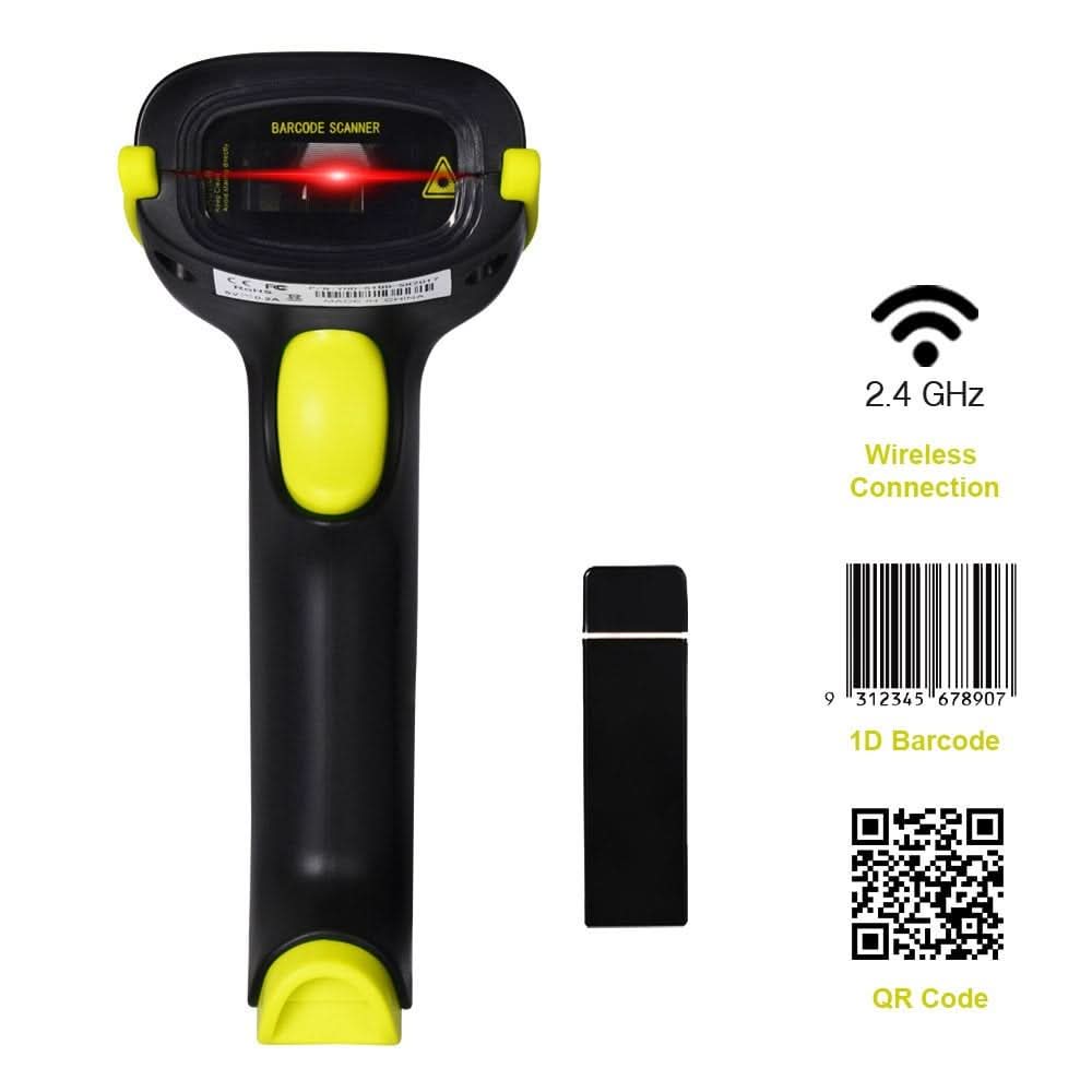 Buy 2D Bluetooth Wireless Barcode QR Code Scanner IS-5700DB (Yellow ...