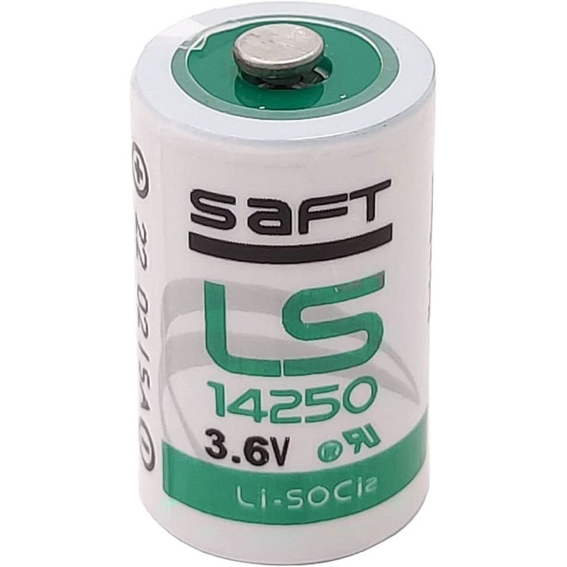 Buy 3.6V 1/2 AA Lithium Battery 1.2Ah, Saft LS14250, R6 Li-SOCl2 - MyDeal