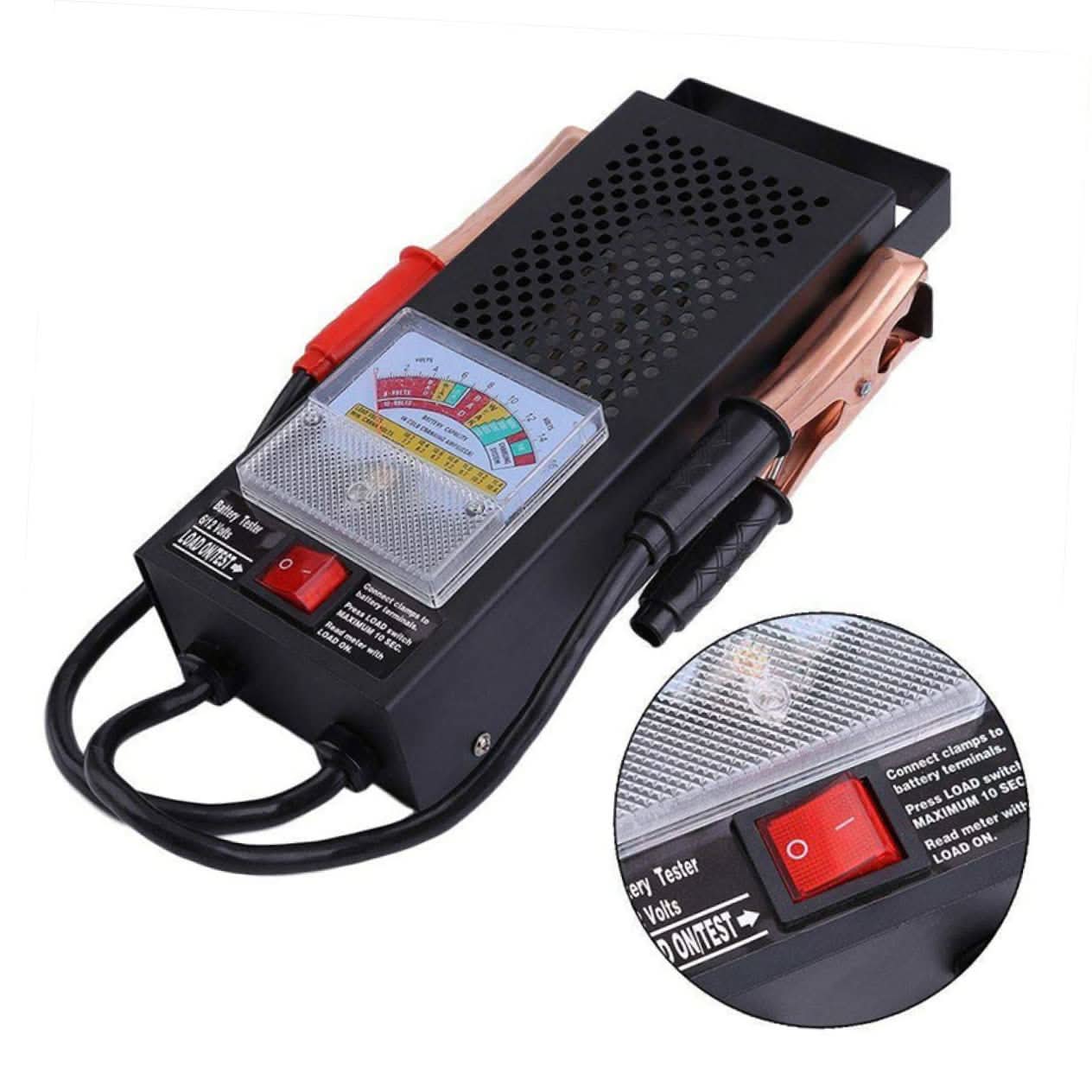 Buy 6V/12V 100AMP Car Battery Load Tester Analyser Vehicle Diagnostic ...