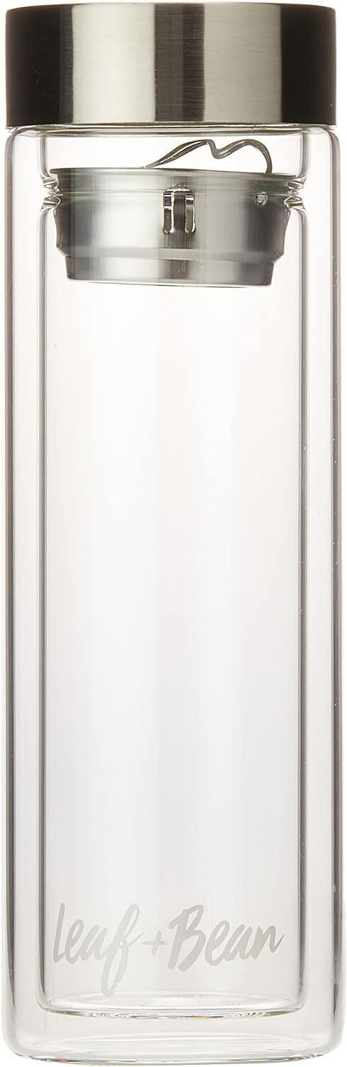 Buy Leaf & Bean Glass Tea Infuser Flask 300mL - Gift Boxed - MyDeal ...