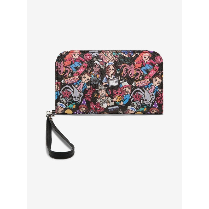 Buy Bioworld Netflix Stranger Things Chibi Characters Tech Wallet - New ...