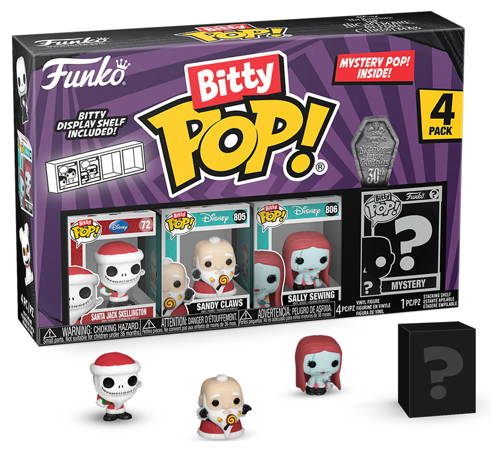 Buy Funko Bitty POP! Disney Nightmare Before Christmas #73022 Santa ...
