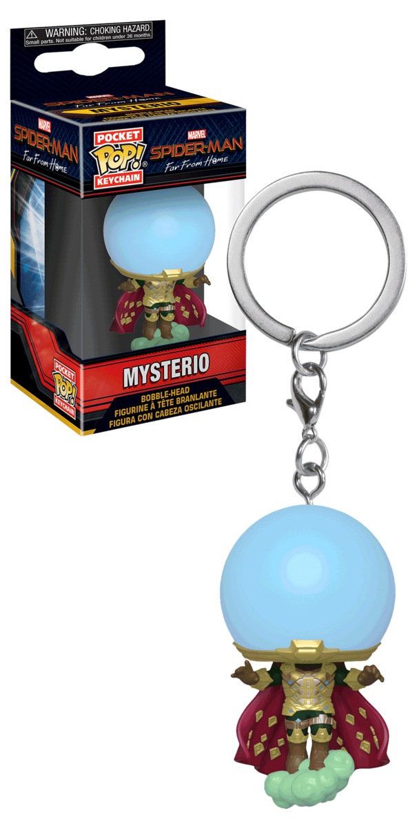 Buy Funko Pocket POP! Keychain Spider-man Far From Home #39363 Mysterio ...