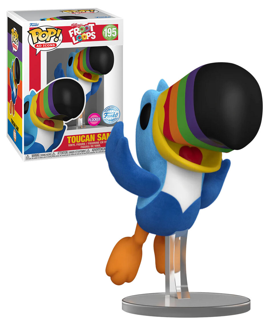 Buy Funko POP! Ad Icons Froot Loops #195 Toucan Sam (Flocked) - New ...