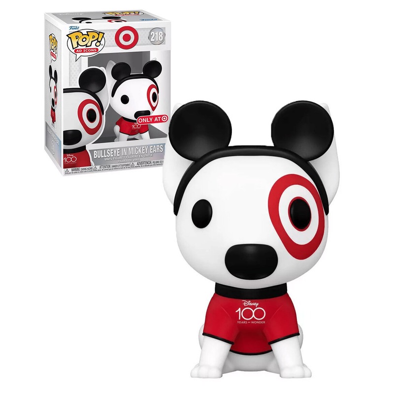 Buy Funko POP! Ad Icons Target #218 Bullseye In Mickey Ears (Disney ...