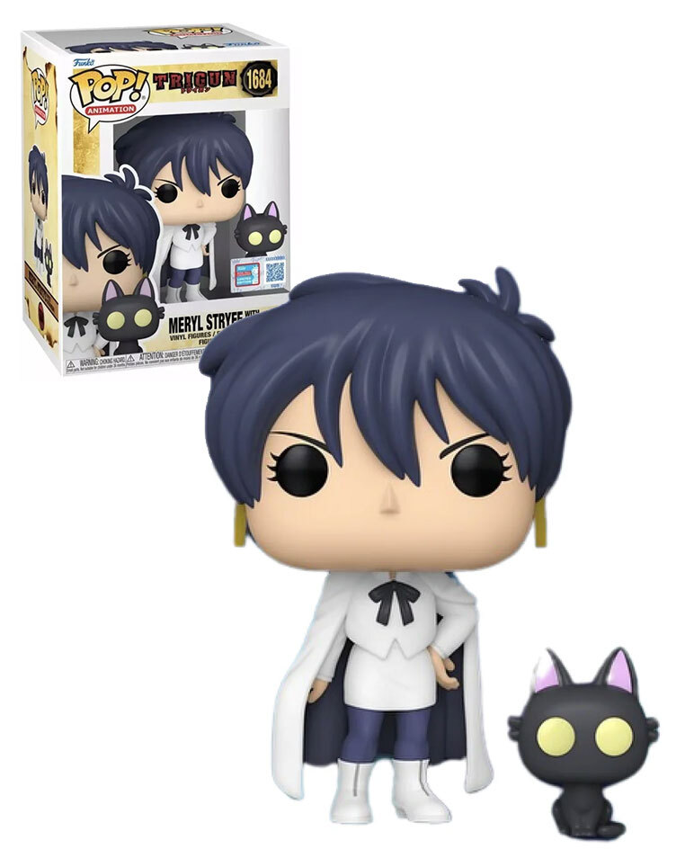 Buy Funko POP! Animation Trigun #1684 Meryl Stryfe With Kuroneko - 2024 ...