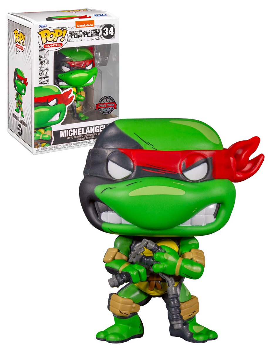 Buy Funko POP! Comics Teenage Mutant Ninja Turtles #34 Michelangelo - New, Mint Condition ...