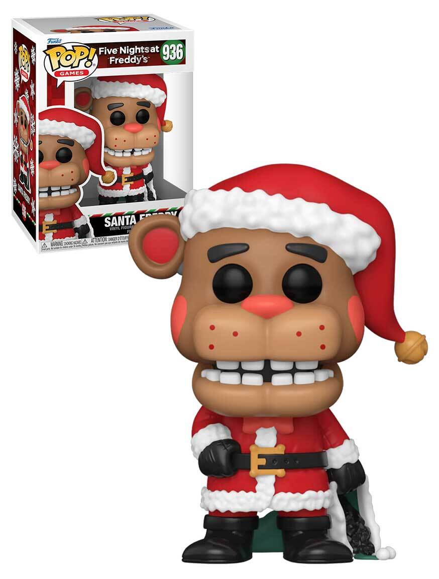 Buy Funko POP! Games Five Nights At Freddy's #936 Santa Freddy - New ...