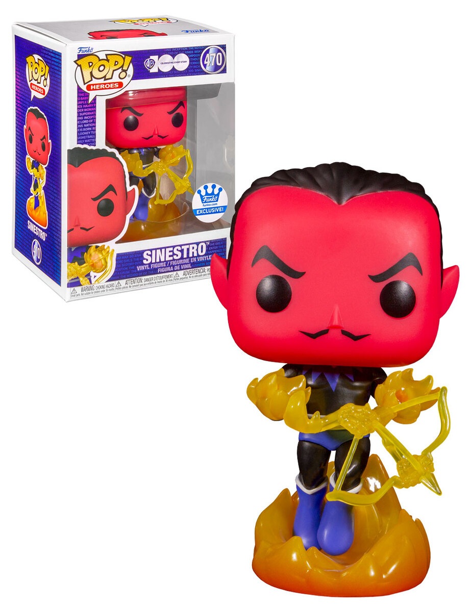 Buy Funko POP! Heroes WB 100 #470 Sinestro - Limited Funko Shop Exclusive - New, Mint Condition ...
