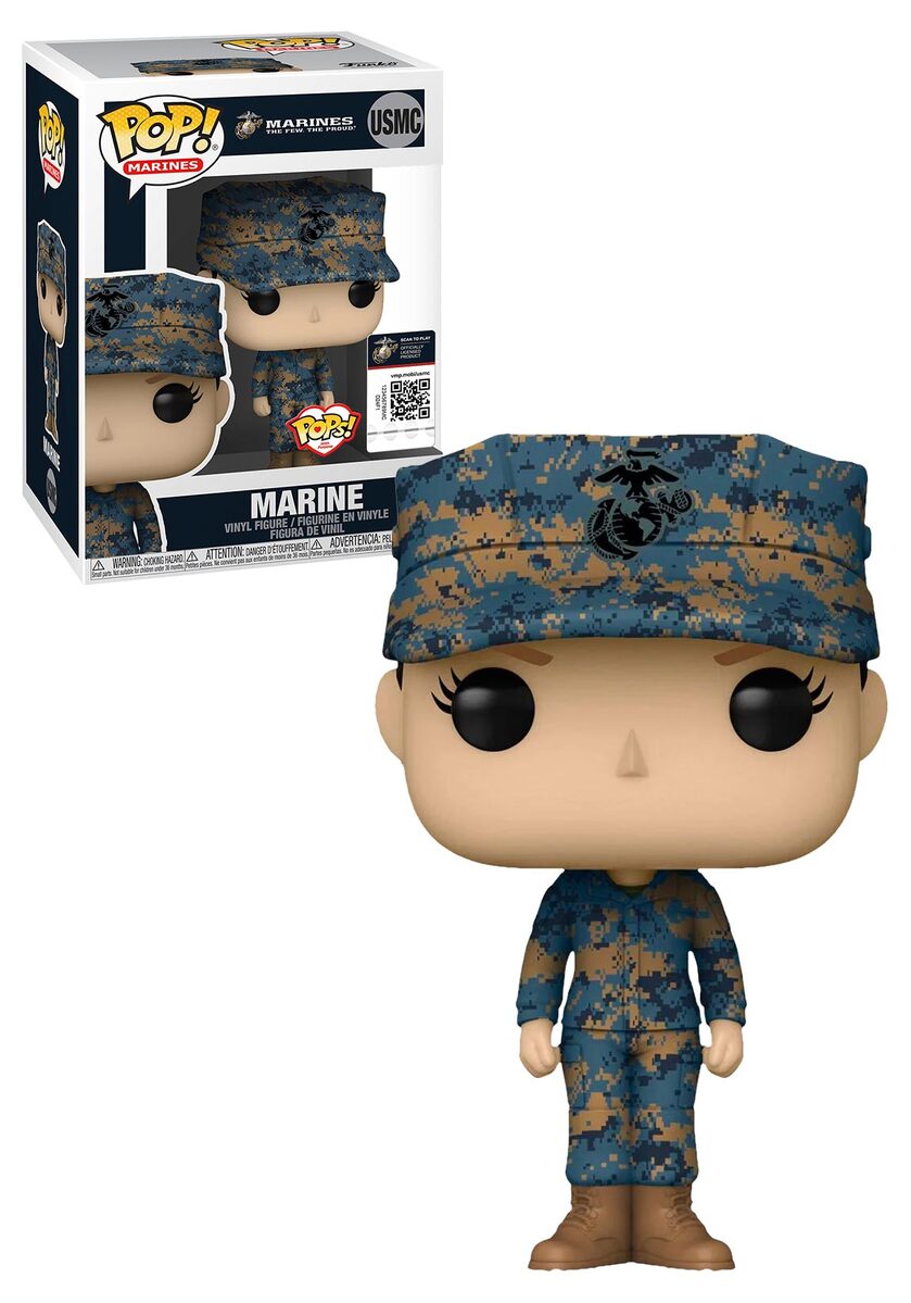 Buy Funko POP! Marines Pops With Purpose #USMC Female Marine #1 - New ...