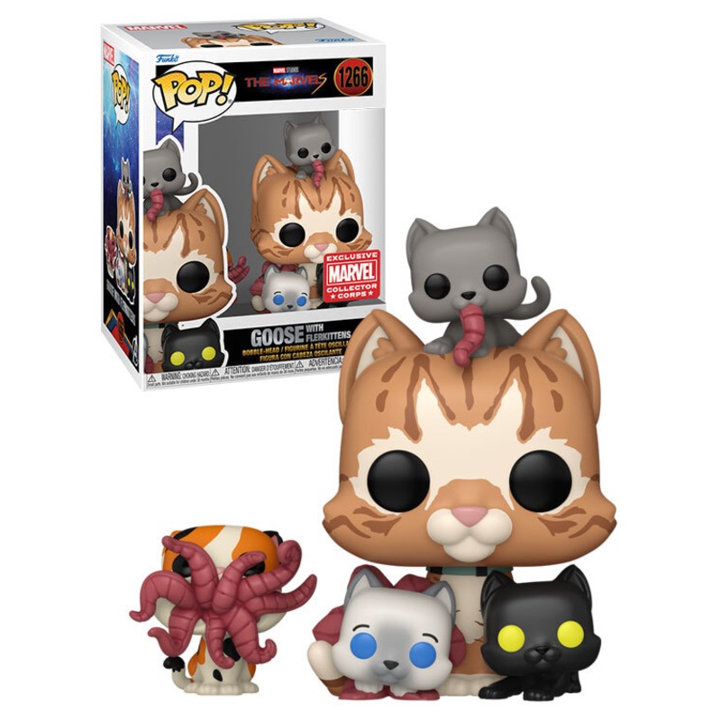Buy Funko POP! Marvel The Marvels #1266 Goose With Flerkittens ...