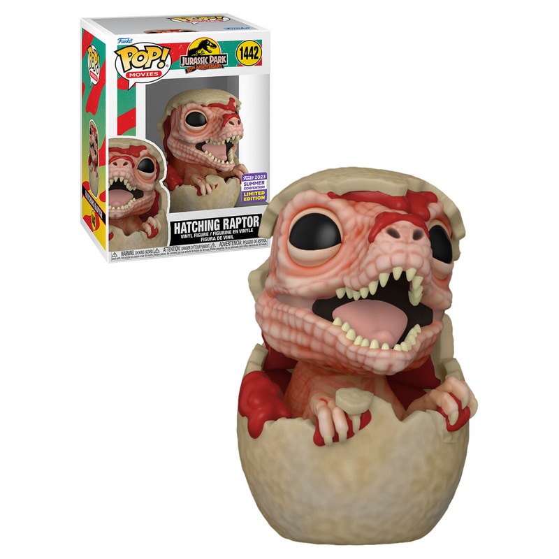 Buy Funko POP! Movies Jurassic Park #1442 Hatching Raptor - 2023 San ...