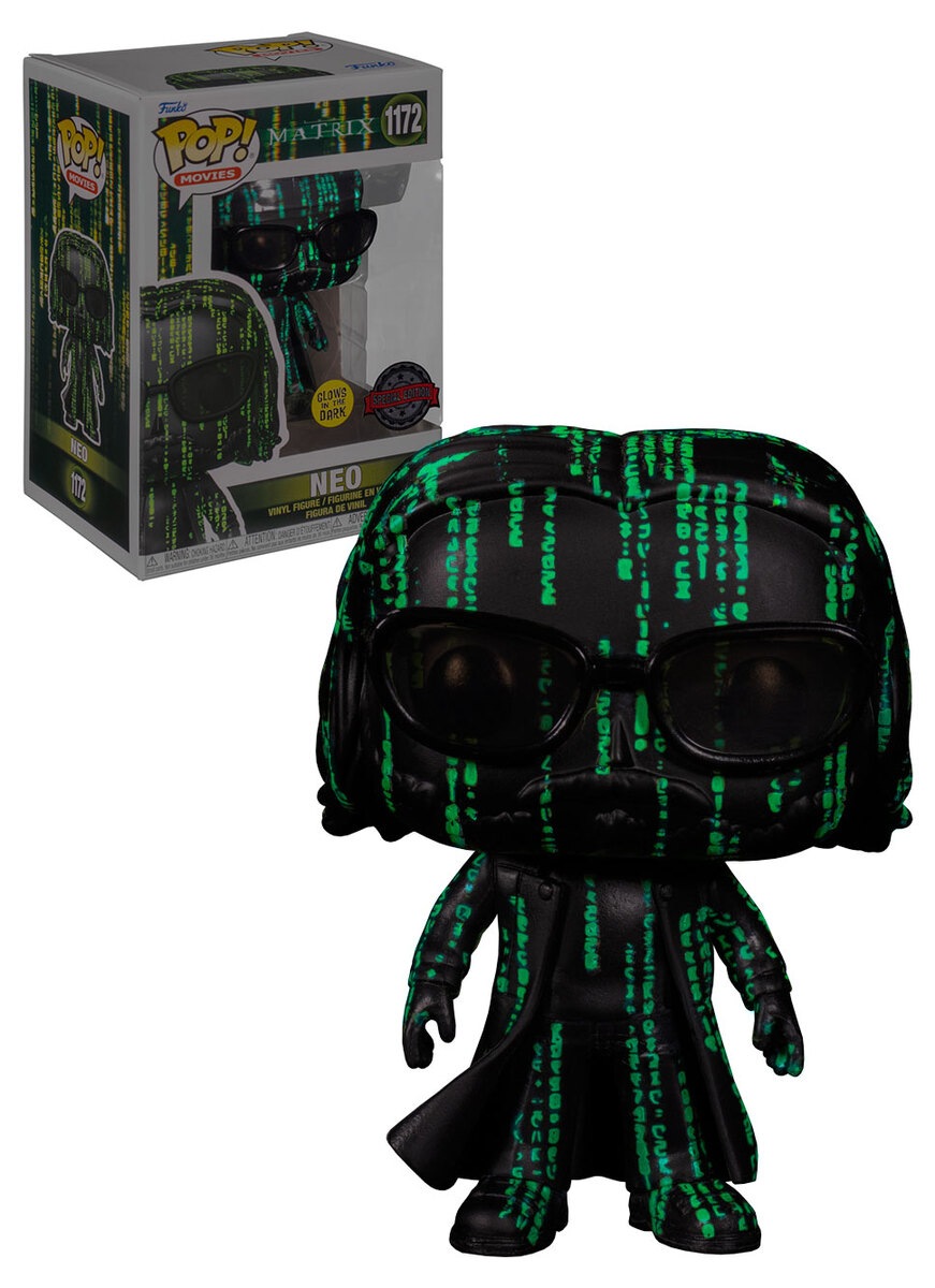 Buy Funko POP! Movies The Matrix #1172 Neo (Glows In The Dark) - New ...