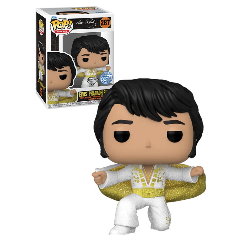 Buy Funko POP! Rocks Elvis Presley #287 Elvis Pharaoh Suit (Diamond ...