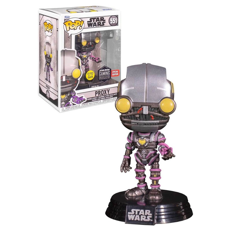 Buy Funko POP! Star Wars The Force Unleashed #551 Proxy (Glows In The ...