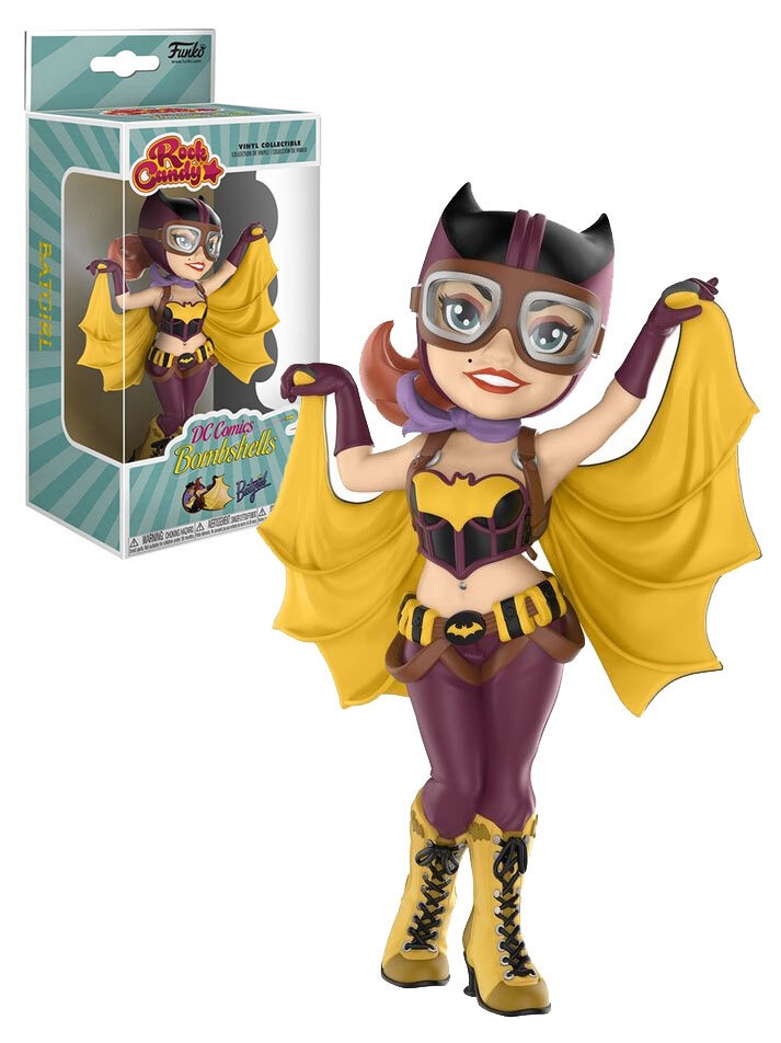 Buy Funko Rock Candy DC Comics Bombshells #23780 Batgirl - New, Mint ...