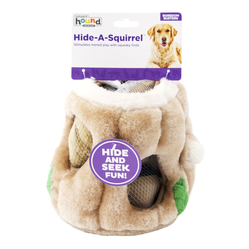 Buy Hide A Squirrel by Outward Hound - Plush Dog Toy Puzzle - Large ...