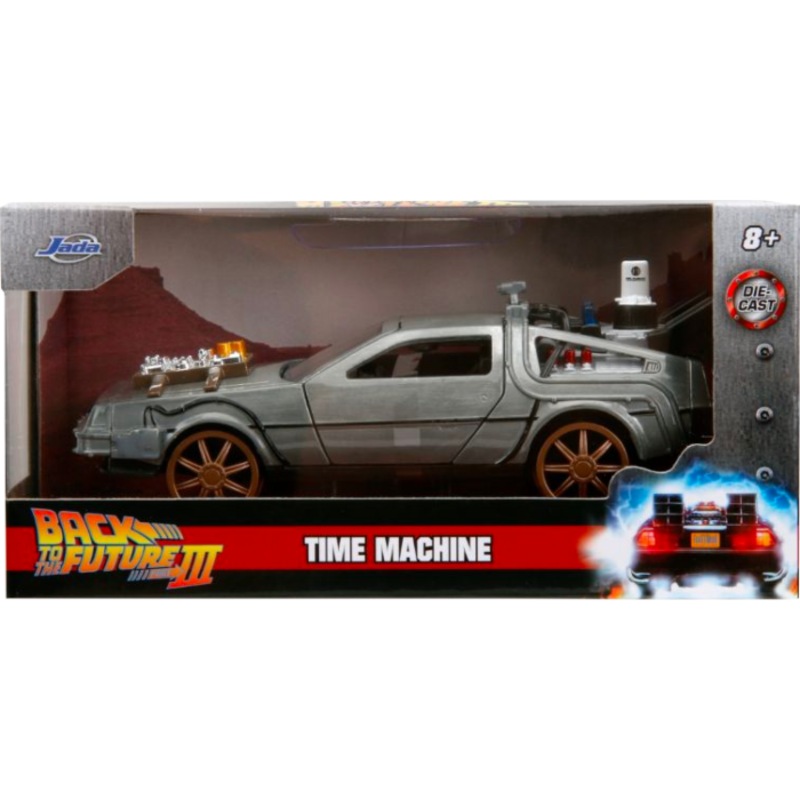 Buy Jada Toys #34786 Back To The Future 3 Delorean (Train Wheels) 1:32 ...