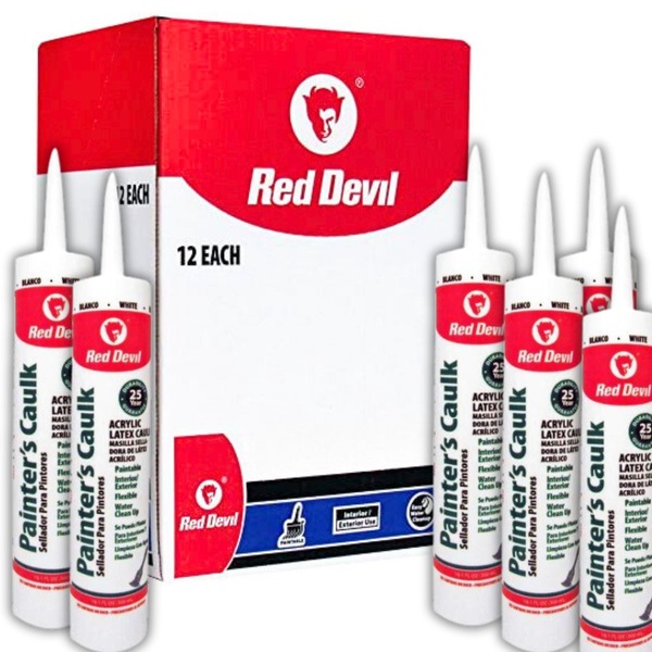 Buy 12 PACK - Red Devil Painters Caulk - 300ml (WHITE) - MyDeal Australia
