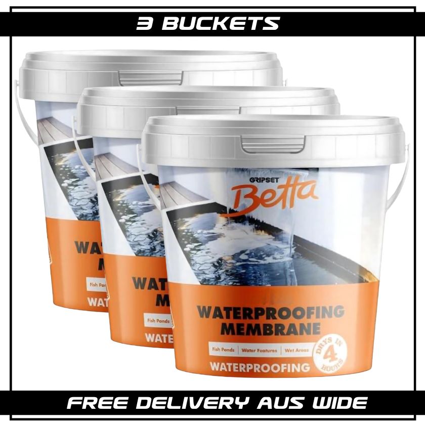 Buy (3 Buckets) - 15kg Gripset Betta Cementitious Waterproofing ...