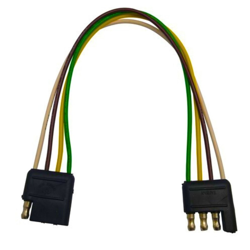 Buy 4 Pin Caravan Inline Connector - Plug & Socket - Prewired 30cm ...