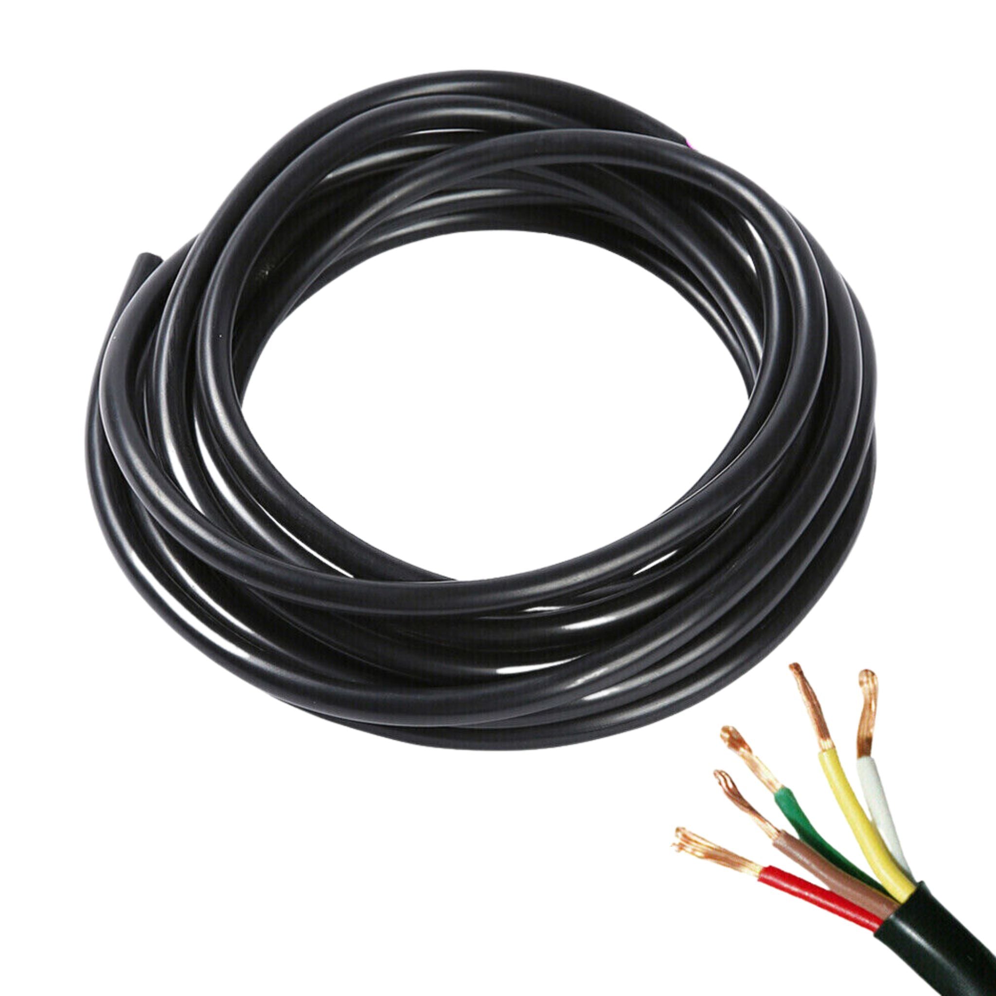 Buy 5 Core Trailer Wire - Per Metre - MyDeal Australia