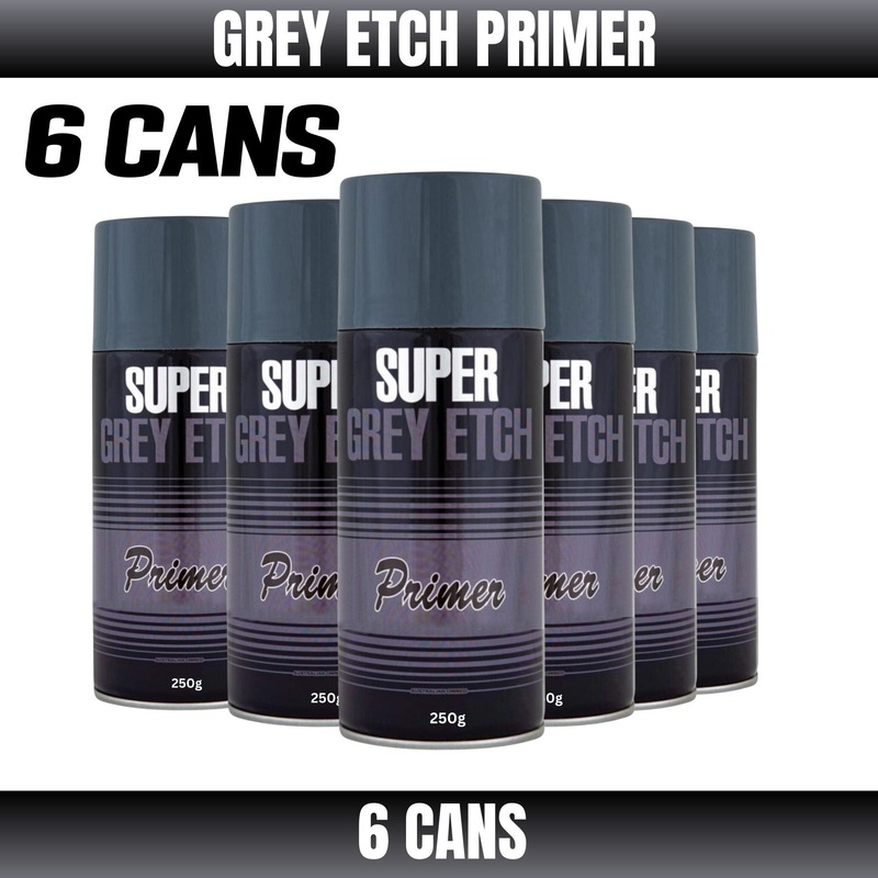 Buy (6 CANS) GREY ETCH PRIMER 250G AEROSOL - MyDeal