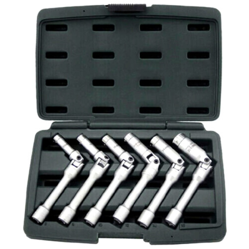 Buy 6 piece PROFESSIONAL JOINED GLOW PLUG SOCKET SET - 3/8" - 8, 9, 10 ...