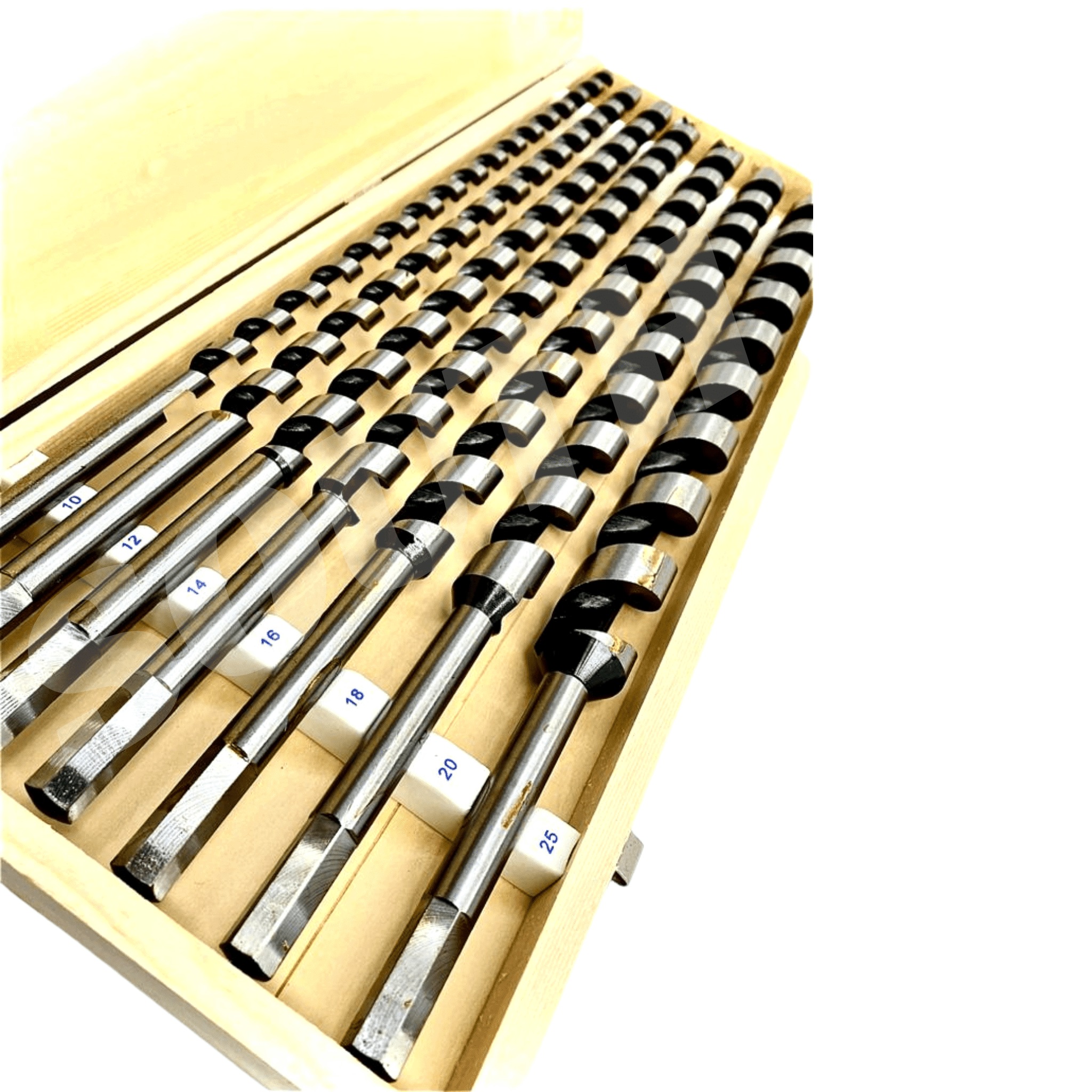 Buy Auger Wood Bits - 450mm (7 Piece Set) - MyDeal Australia