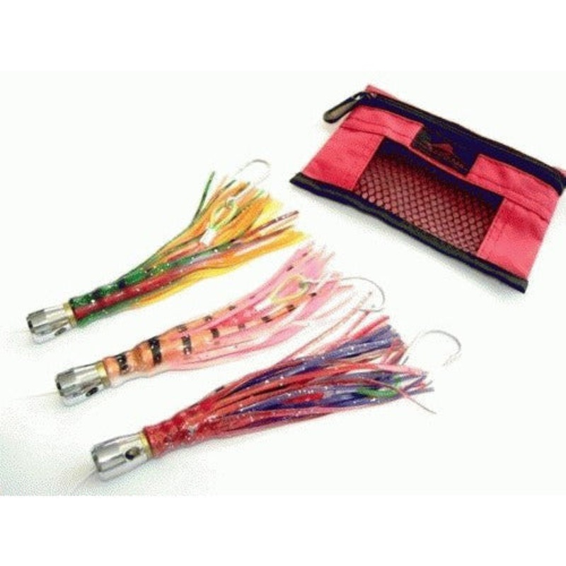 Buy Kamikaze Iron Head Skirted Lures (Set of 3) - 120mm Rigged w-Bag ...
