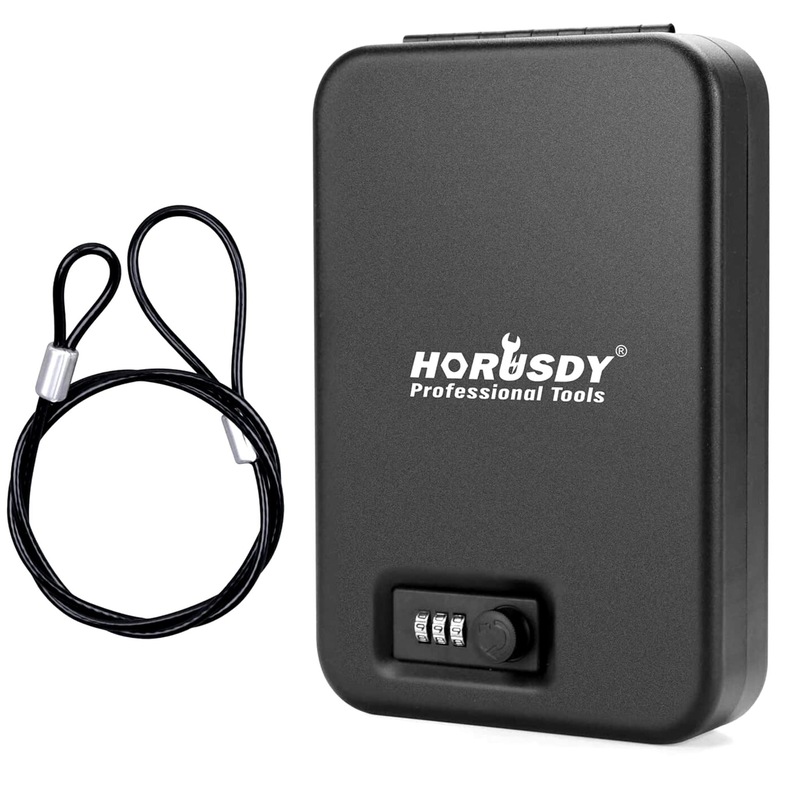 Buy Lock Box with Combination Lock - 16 gauge heavy steel construction ...