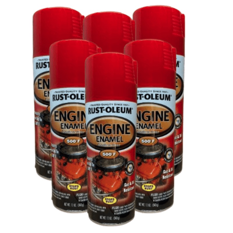 Buy Rust-Oleum Engine Enamel 500oF - Ford Red - MyDeal