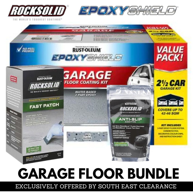 Buy Rust-Oleum EPOXYSHIELD Garage Floor Coating Kit Range - Grey Gloss Large Kit 7.1L 374285 ...